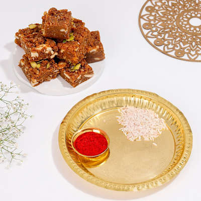 Buy/Send Traditional Indulgence Bhai Dooj Gift Combo Online | IGP ...