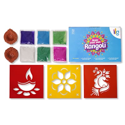 Buy/Send Traditional Rangoli Kit - Set Of 3 Online | IGP | JVS1423930