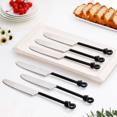 Buy/Send Twisted Handle Butter Knife - Set Of 6 Online | IGP | JVS1408060