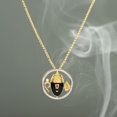 Buy/Send Two Toned Balaji Pendant Online | IGP | JVS1177071