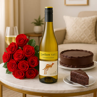 Buy/Send White Wine Combo Online | IGP | JVS1277348