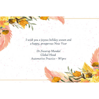 Buy/Send Wipro Greeting Card Online | IGP | JVS1394299