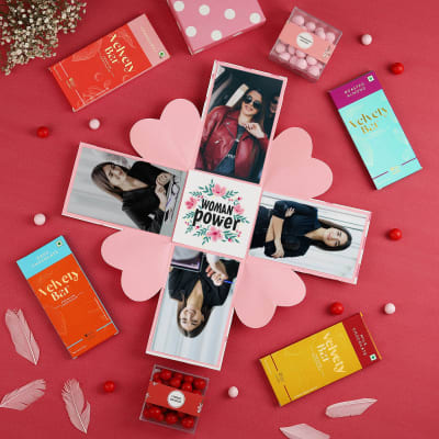 Buy/Send Woman Power Personalized Explosion Box With Chocolates Online ...