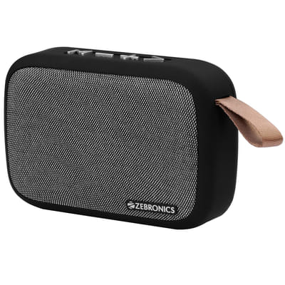 Zebronics 3W Bluetooth Speaker with USB/MSD card/FM Delight: Gift/Send ...