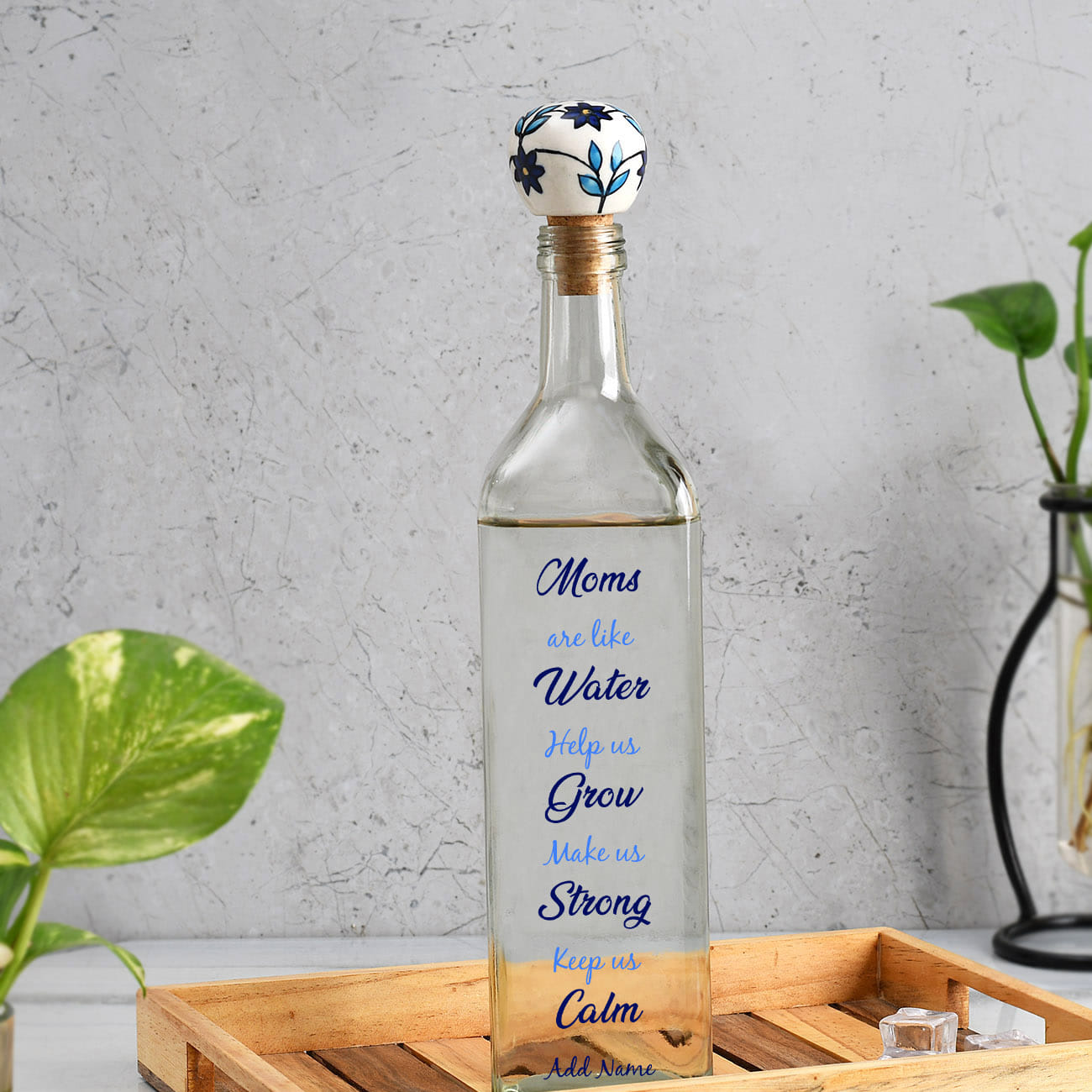 Caring Mom Personalized Water Bottle: Gift/Send Home and Living Gifts ...