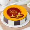 Happy Diwali Designer Diya Poster Cake Half Kg : Gift/Send Diwali Gifts ...