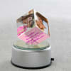 Mother Special Personalized Rotating Crystal Cube with LED: Gift/Send ...