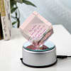 Mother Special Personalized Rotating Crystal Cube with LED: Gift/Send ...